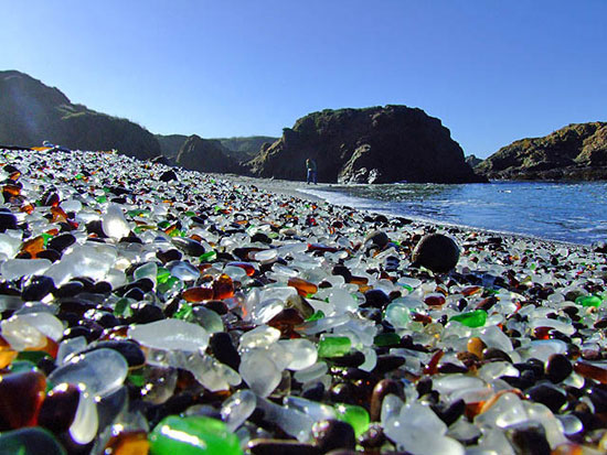 Glass Beach - California, USA (Glass Beach - แคลิฟอร์เนีย สหรัฐอเมริกา ...