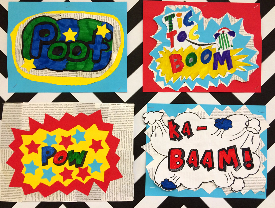 Little Cleveland Artists: Onomatopoeia