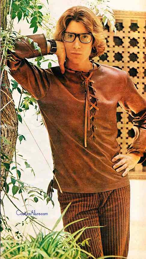 Couture Allure Vintage Fashion: Yves St Laurent Models His First Men's ...