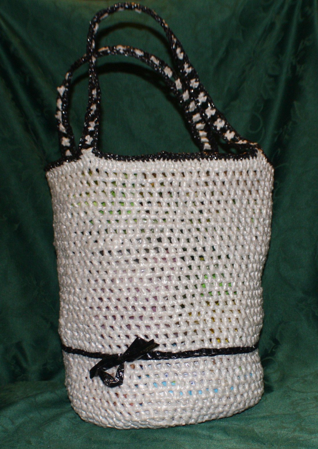 Lady of the Shire: Crocheted Plarn Bag