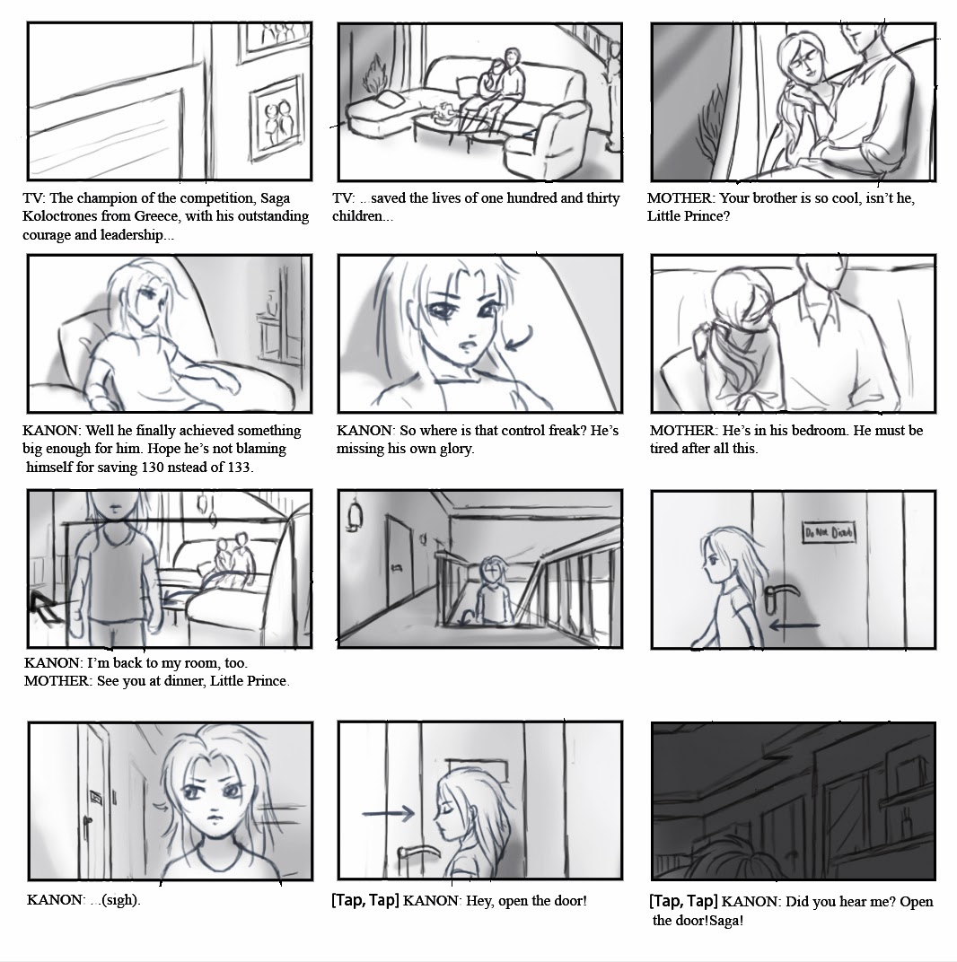 A City: Storyboard of Dear Little Child Teaser