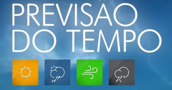 TEMPO E TEMPERATURA: Previsão do tempo para hoje