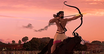 Comparison of the character of Arjuna in ''the purpose'' and Mahabharata