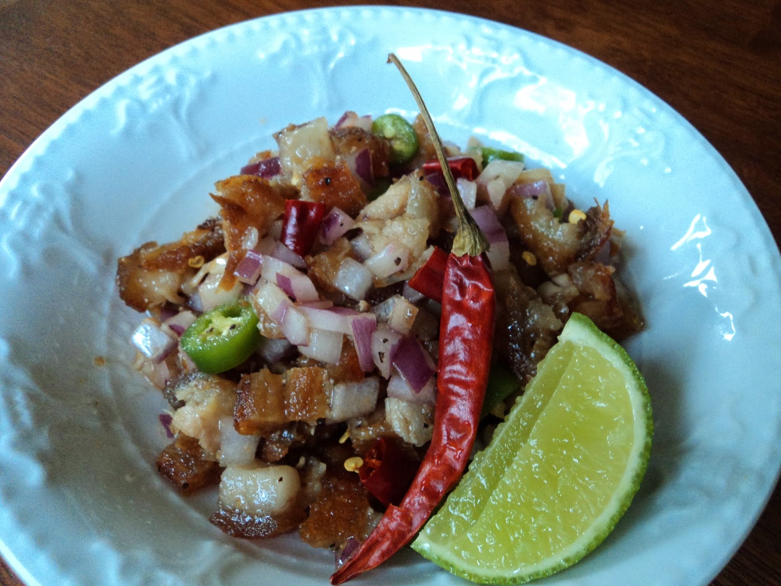 Filipino Food Aficionado: Pork Sisig (Pork in Spicy Sour Sauce)