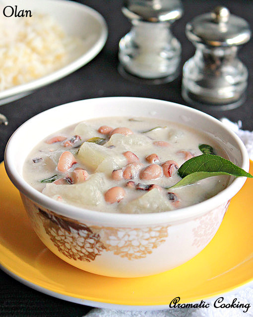 Aromatic Cooking: Olan ( Kerala Style Stew With Ash Gourd And Black ...