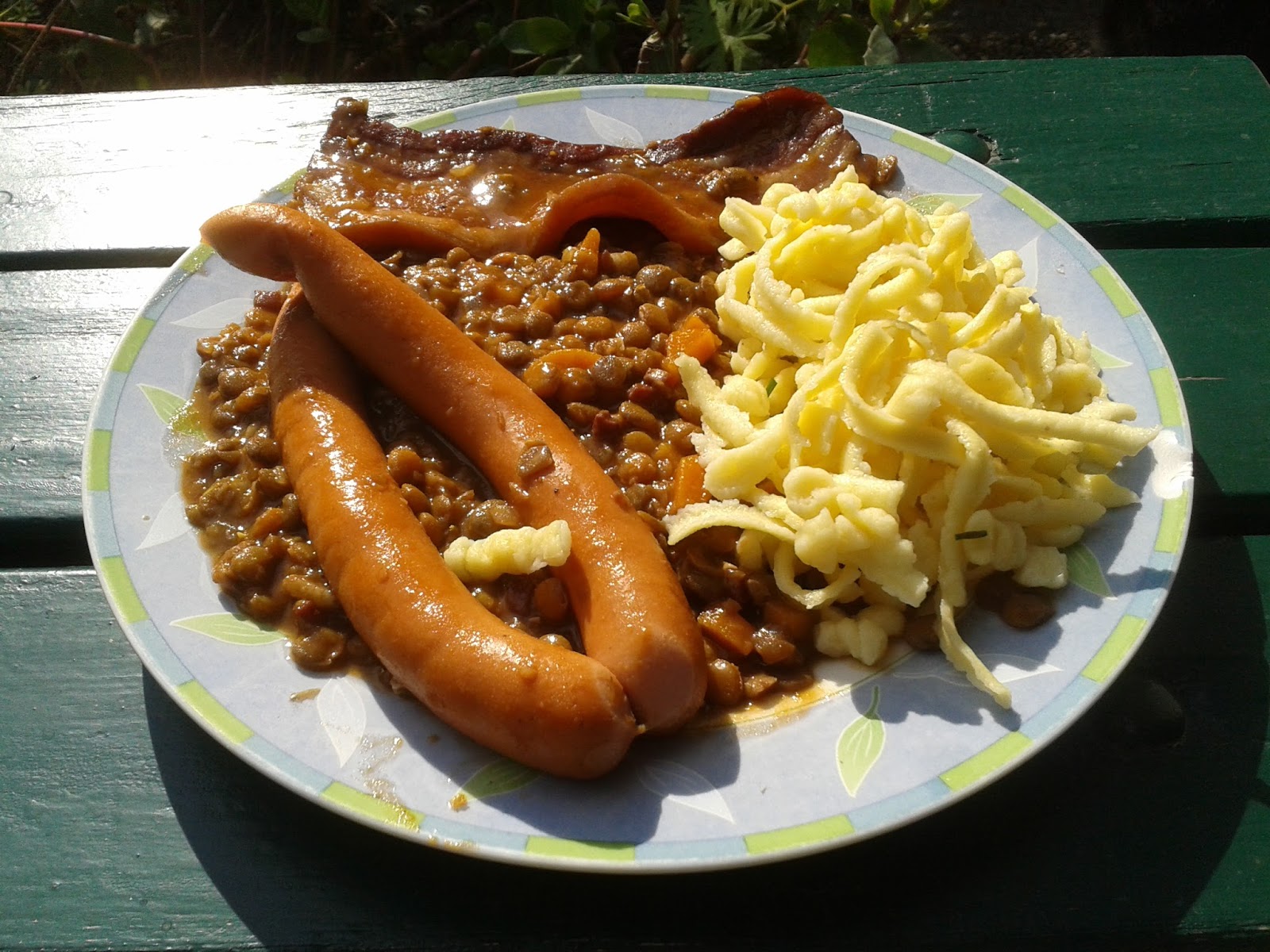 Soida mit Lensa und Schpätzle nach meiner Art - Einfach Köstlich Kochen