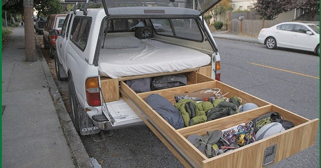 Homemade Truck Bed Drawers - G Debus Kitchen