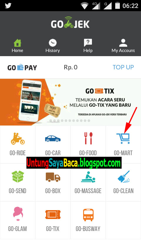 Cara pesan barang secara manual go mart gojek | USB