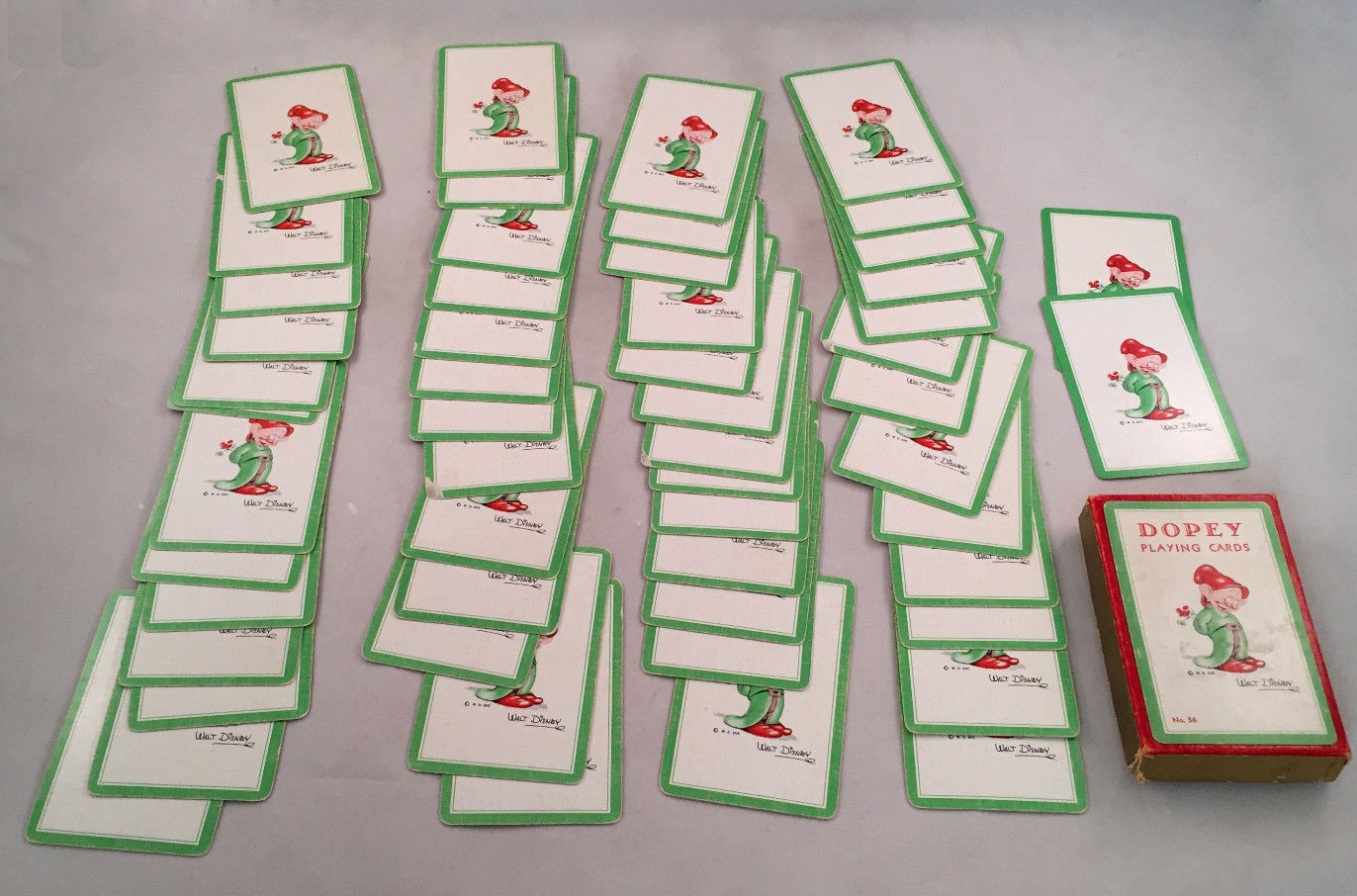 Filmic Light - Snow White Archive: Vintage Dopey Playing Cards