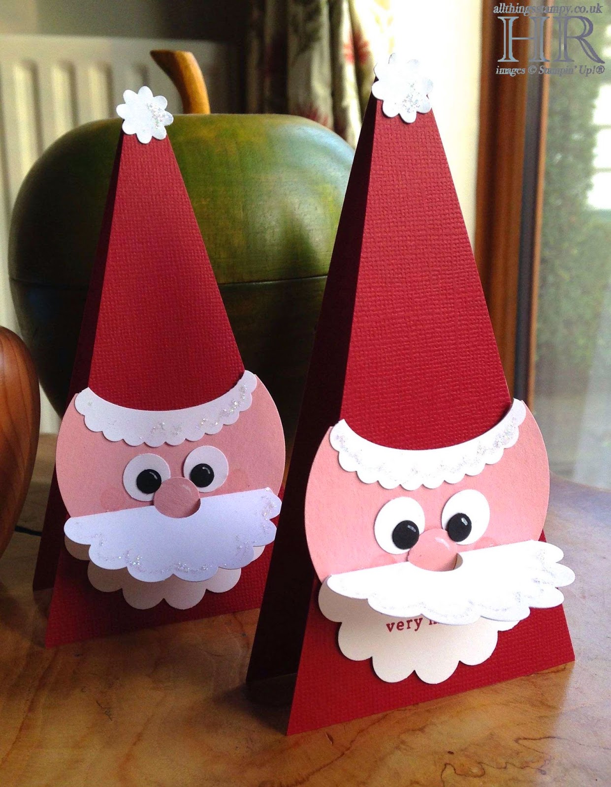 All Things Stampy: Supersized Santa punch art