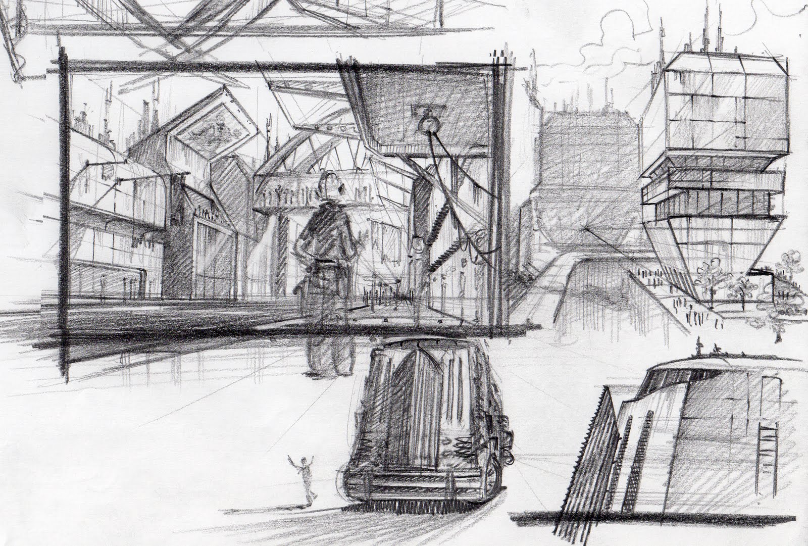 Art of Adrian Thatcher Blog: conceptual sketches
