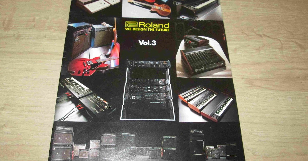 MATRIXSYNTH: Roland "We Design the Future" Vol.3 Catalog Brochure From 1980