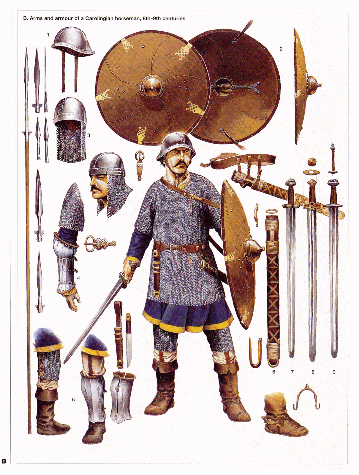 imágeneshistóricas.blogspot.es: Carolingian Cavalryman AD 768-987