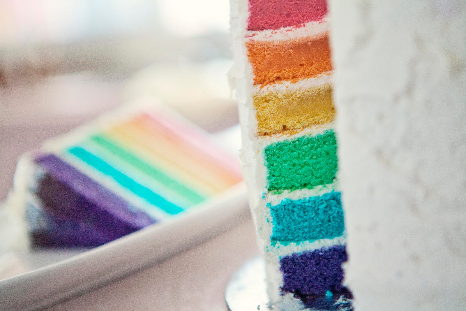 Bell's Kitchen: Rainbow cake - tutorial