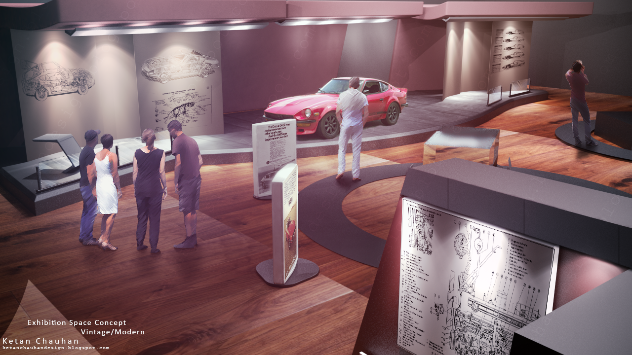 Exhibition Design Concept Vintage/Modern | Ketan Chauhan Design