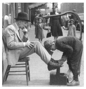 Earn a Living Shining Shoes. . . Really