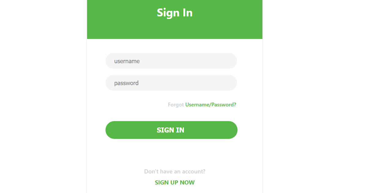 Beautiful Login Form Template Design By Me