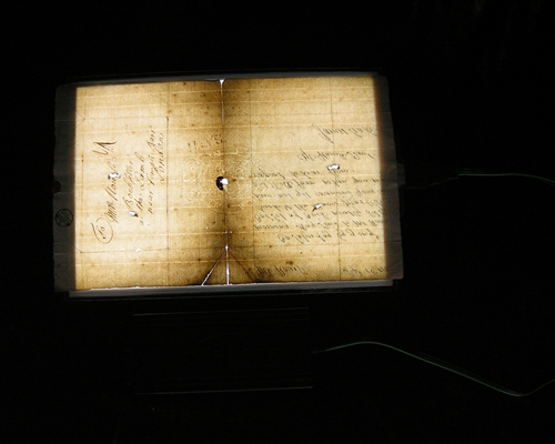 Patrick Spedding: Light Sources for Examining Paper