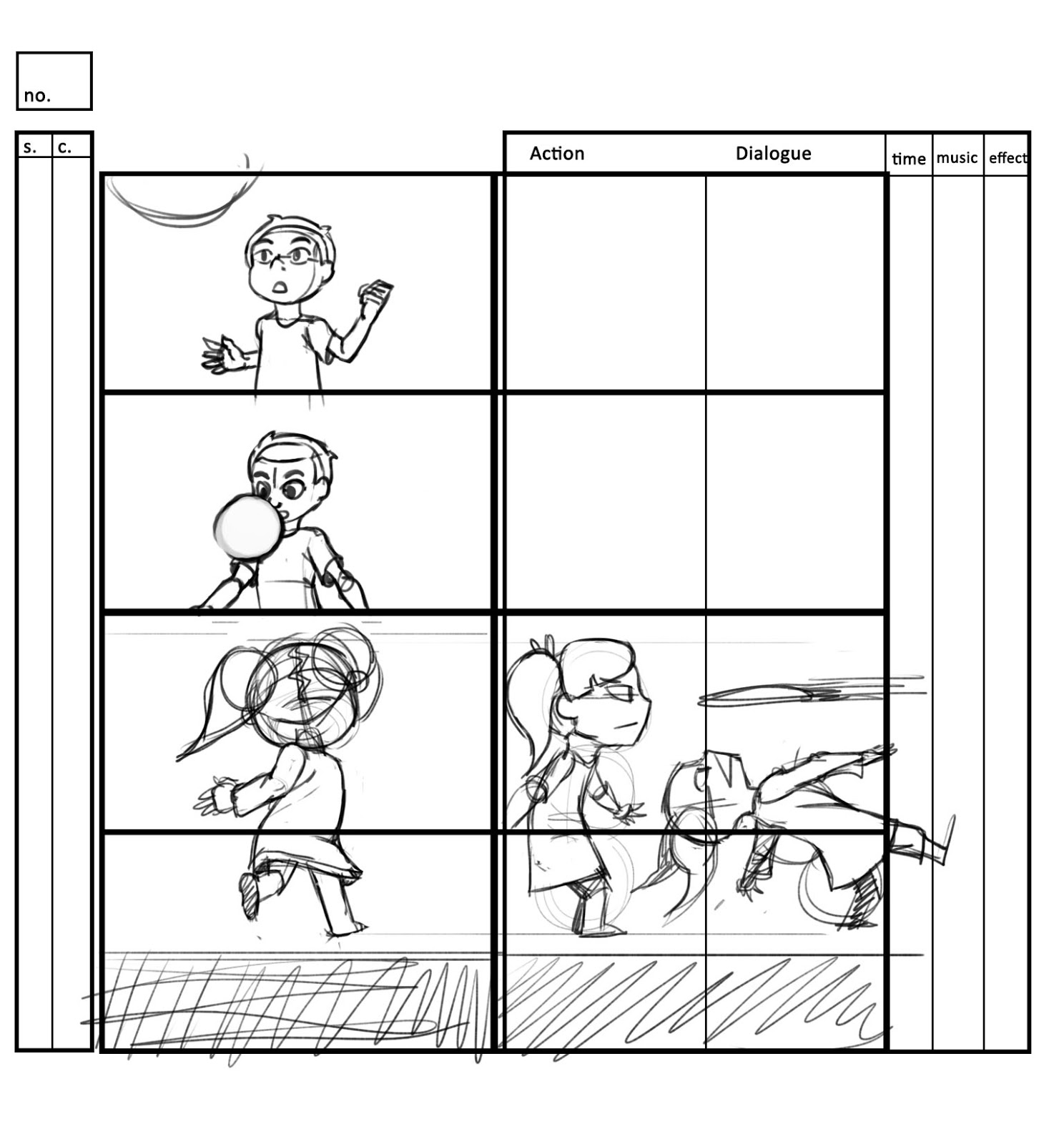 Muslim Cartoon for kids: Storyboard to Rough Animation 02