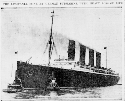 Shaking Paper: The Sinking of the RMS Lusitania, 1915