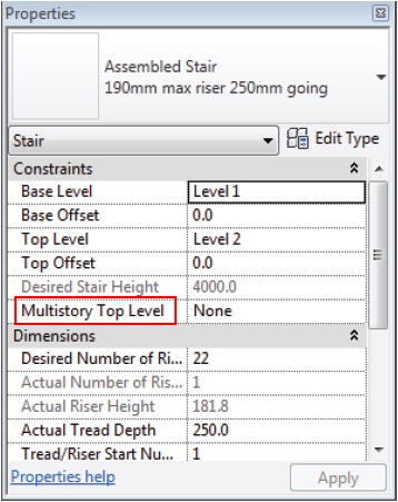 Revit Architecture 2013 Essential: Creating Assembled Stairs - Vertical ...
