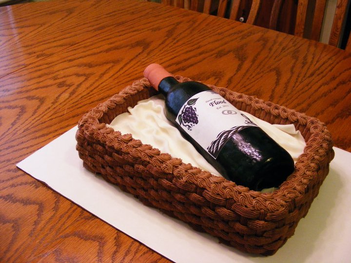 Dana's Cake Creations: Wine Bottle Cake