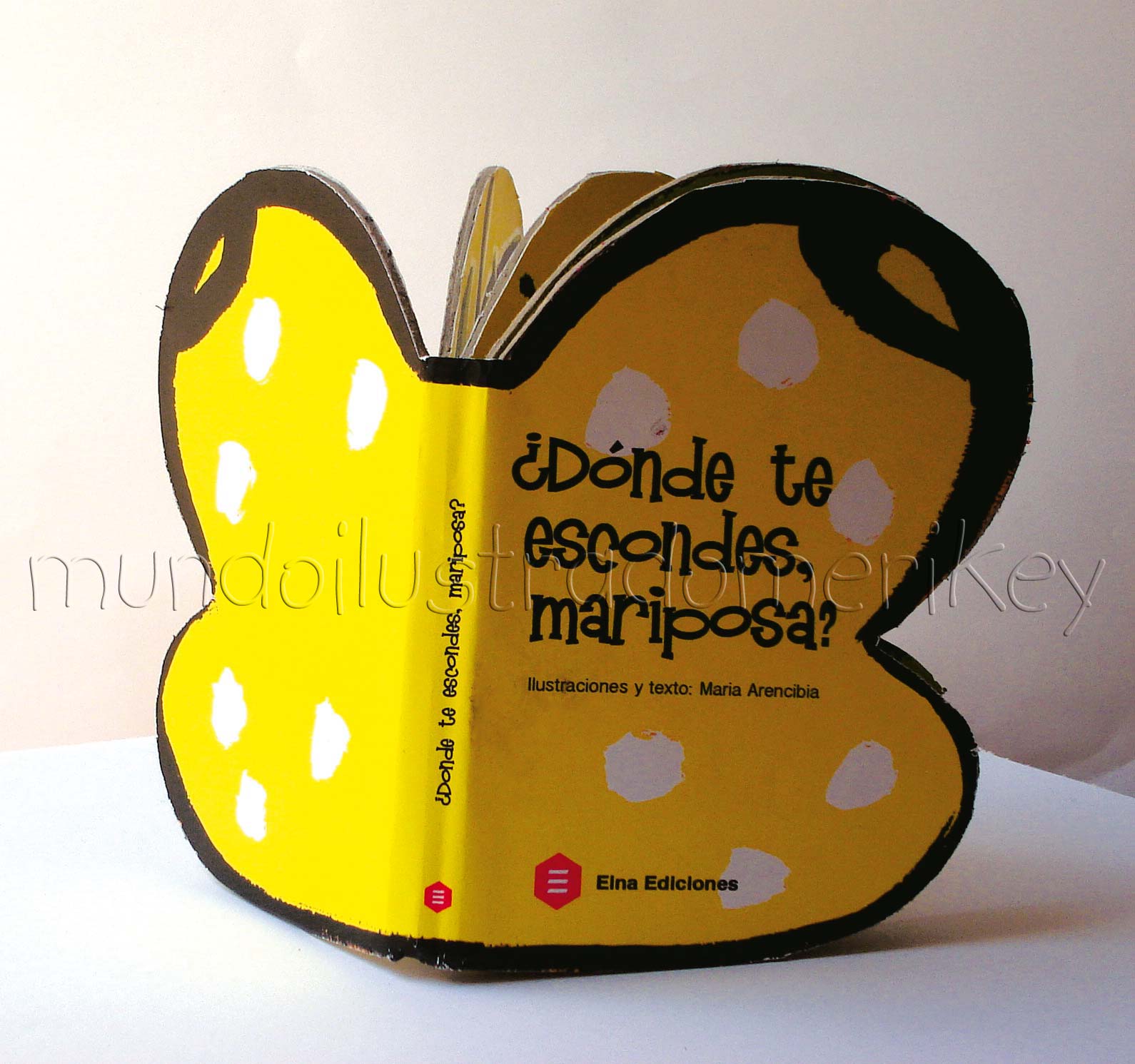 El mundo ilustrado de merikey: ¿Dónde te escondes, mariposa?