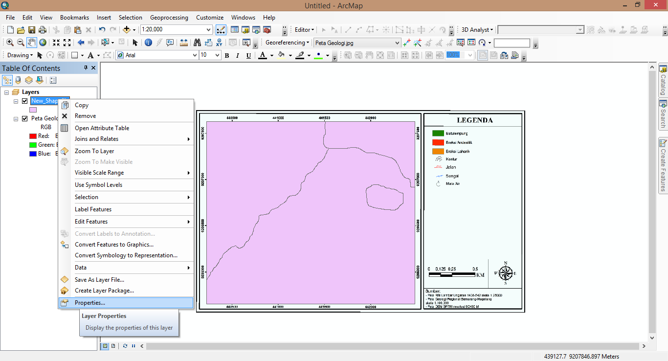Mengganti Warna Polygon (ArcMap) ~ NeededThing