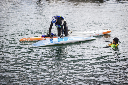 SUP Flip Rescue in 30 Seconds - Salmon Bay Paddle