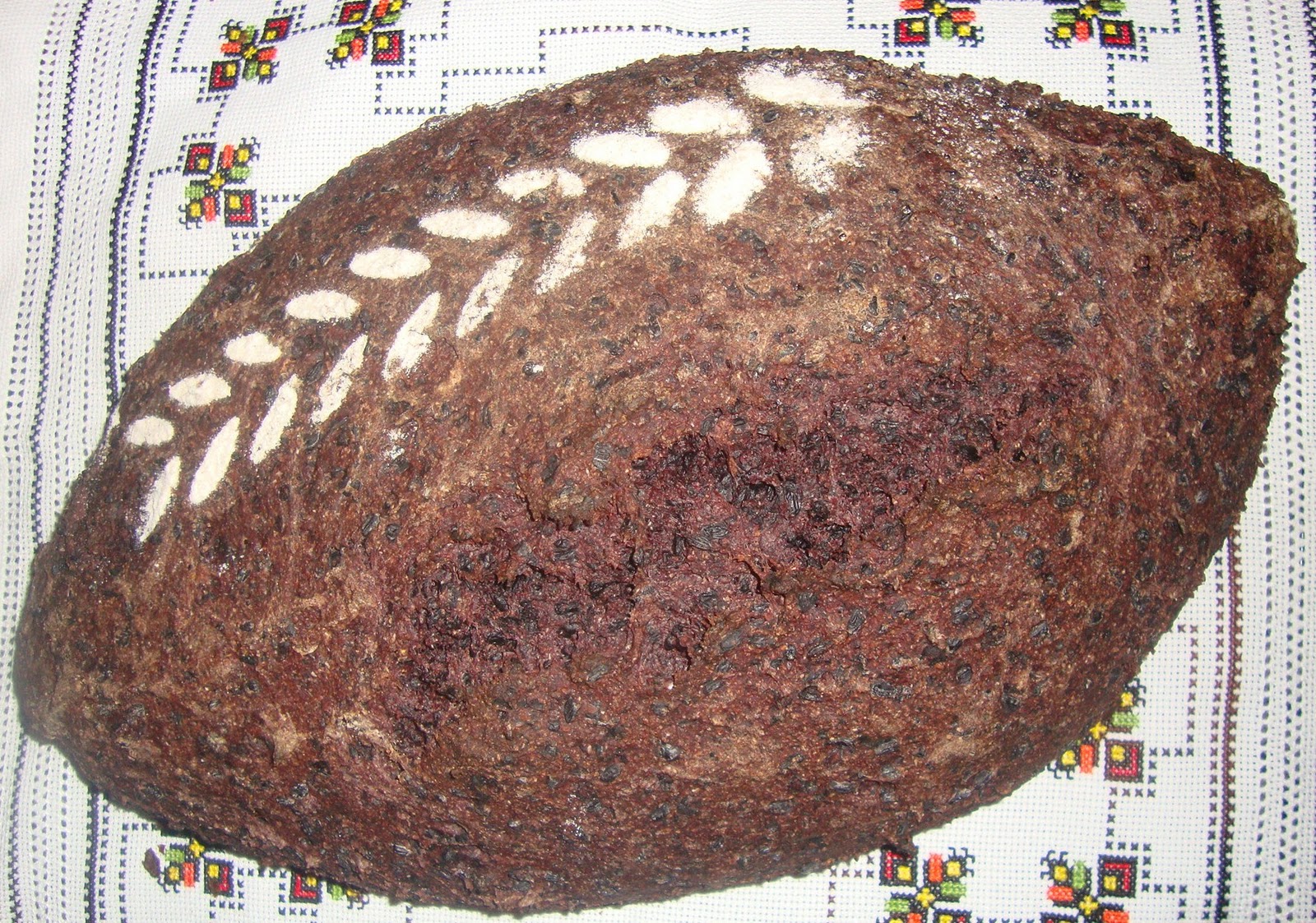 Bochenkowo /Bread at Home: Black (Forbidden) Rice Bread/ Chleb z ...