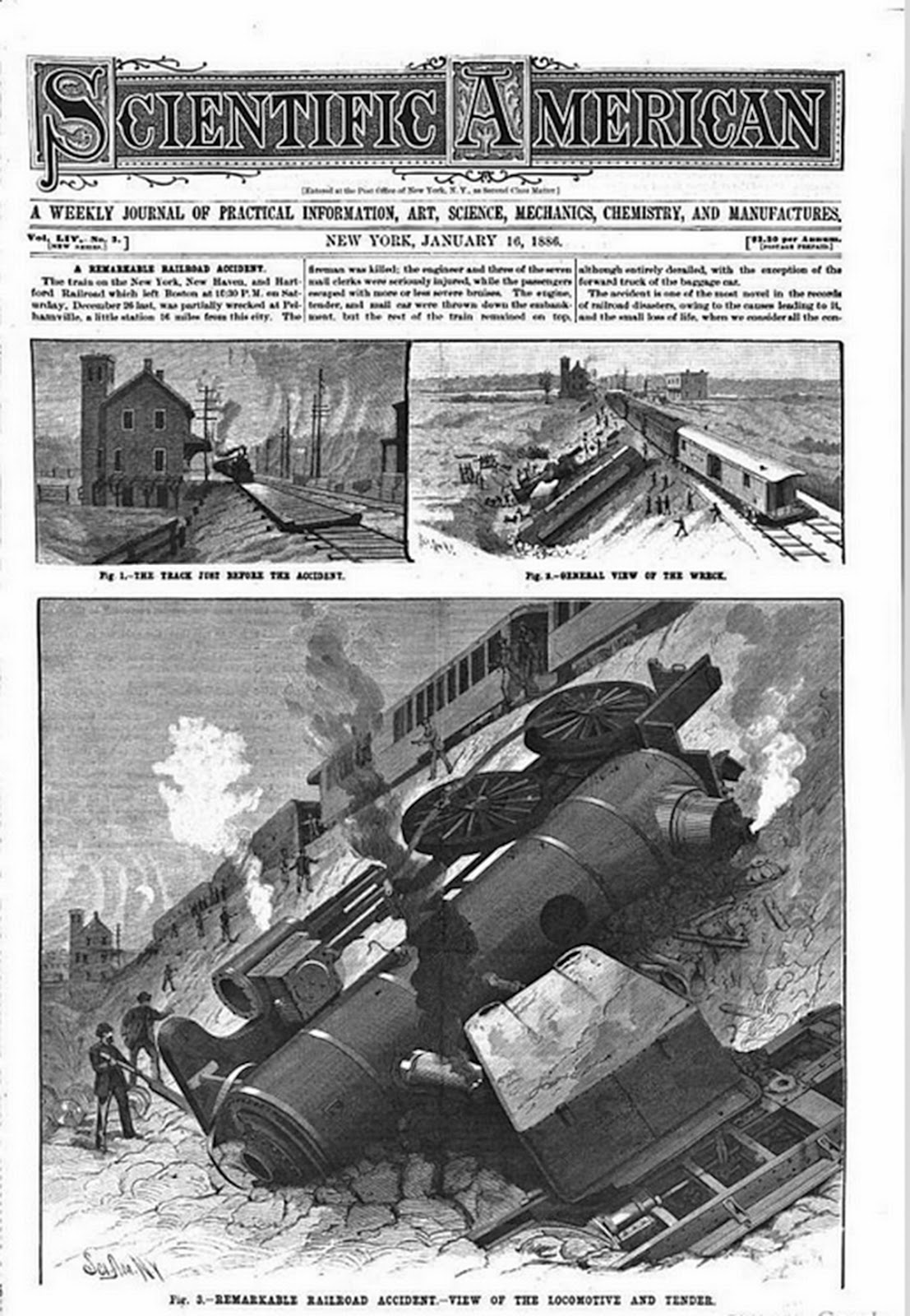 Historic Pelham: Pelhamville Train Wreck of 1885: Another Account ...