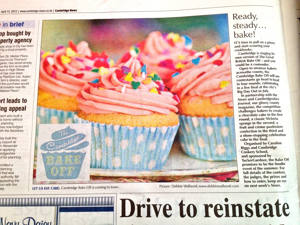 The Cambridge Bake Off – Ready, Set… Bake! | Miss Sue Flay