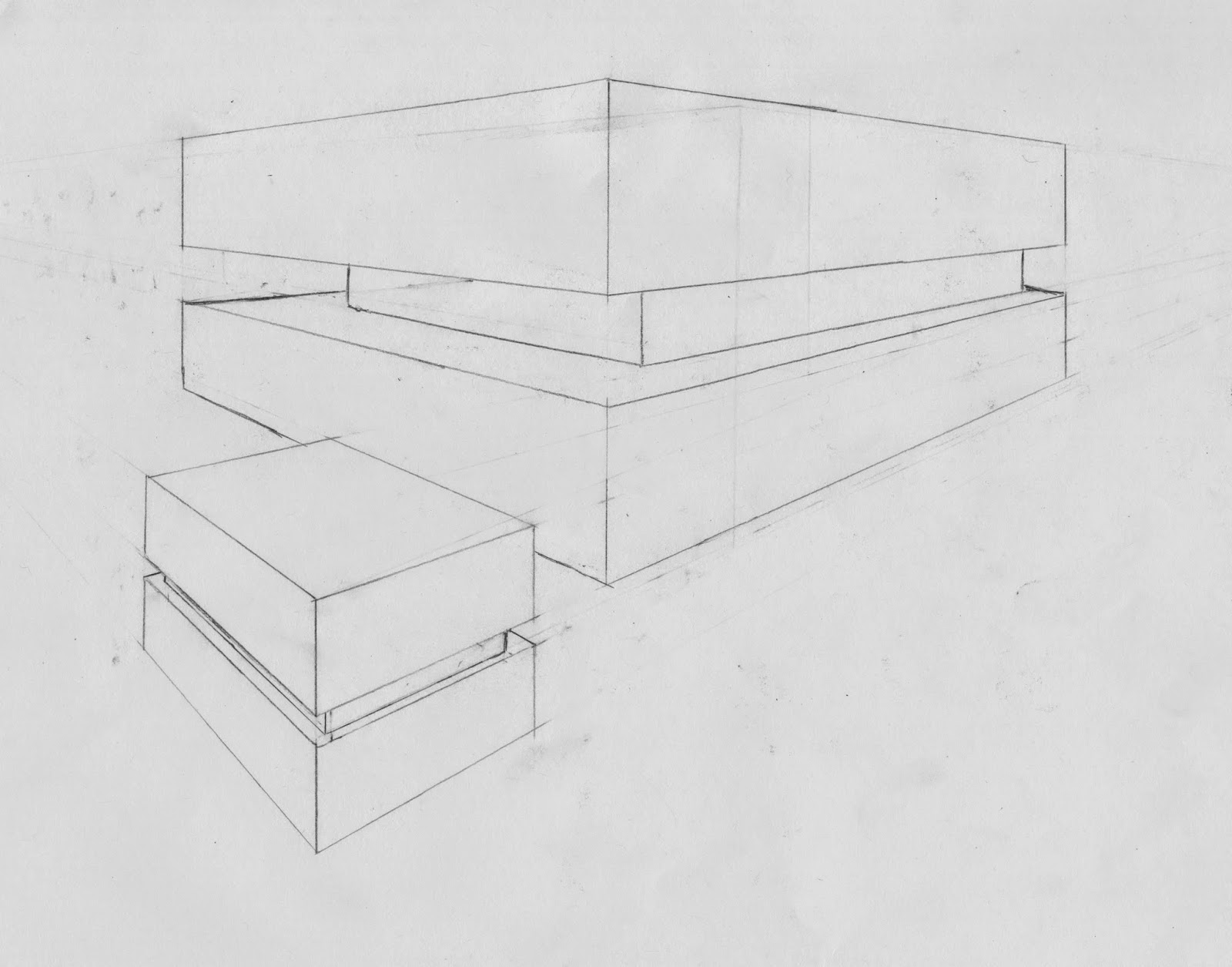 Introduction to the Studio: Ex 8 one/two point perspective Victor