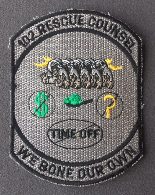 THE USAF RESCUE COLLECTION: USAF 102nd RQS / Rescue Counsel Patch
