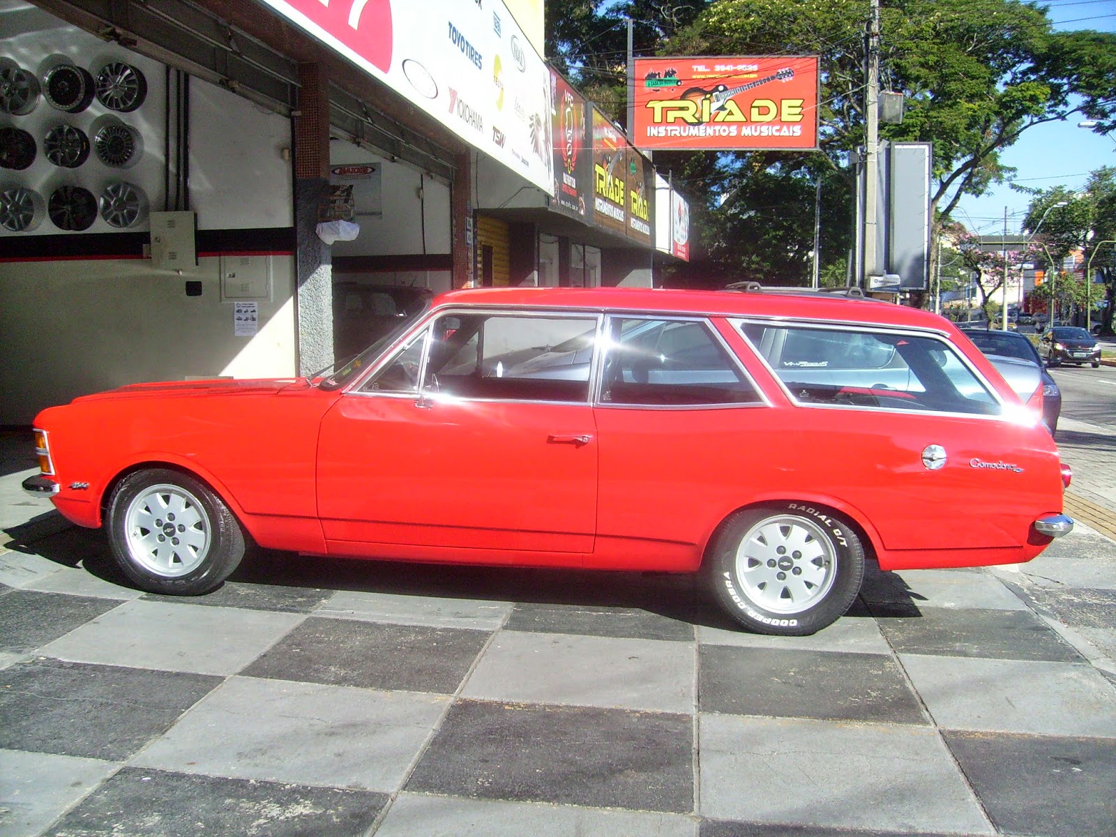 lc3 pneus e rodas: CARAVAN 1976 A VENDA MOTOR SILVERADO R$35000,00