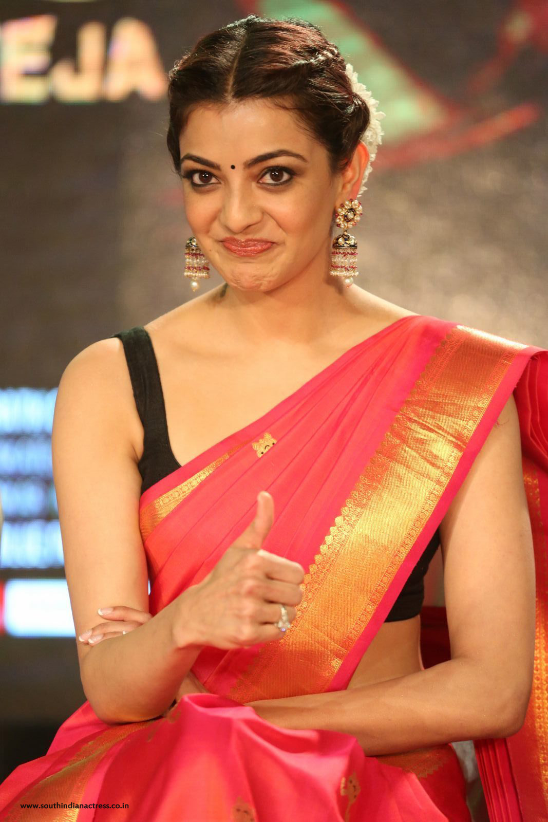 Kajal Aggarwal at Nene Raju Nene Mantri Audio Launch - South Indian Actress