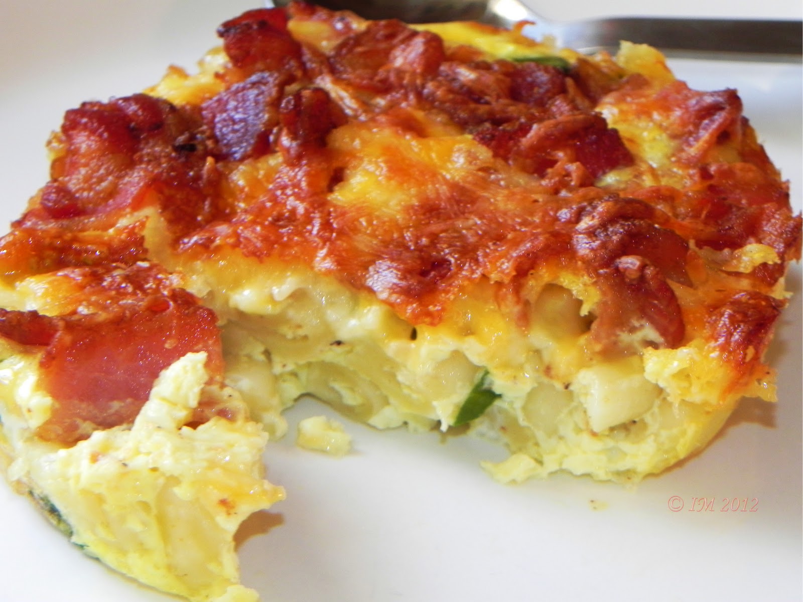 beyond foods: CRUSTLESS MACARONI QUICHE FOR BRUNCH