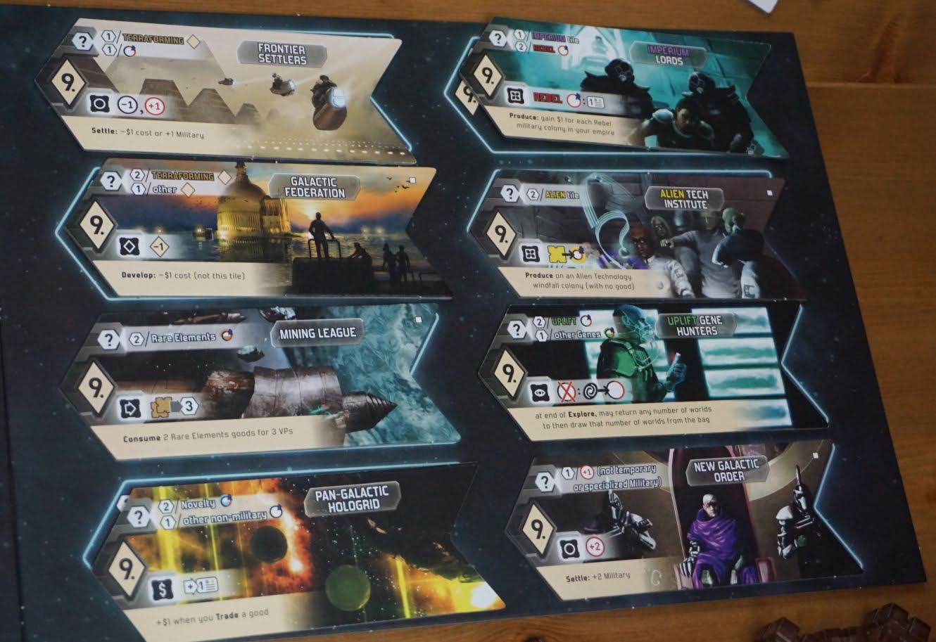 Hiew's Boardgame Blog: New Frontiers (Race for the Galaxy: The Boardgame)