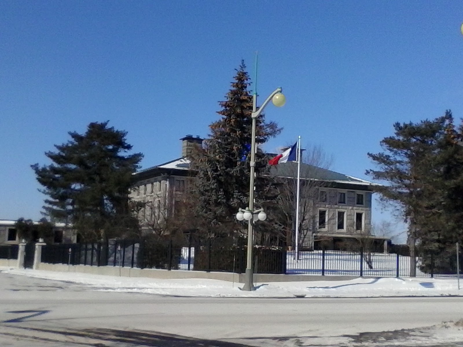 Ottawa Daily Photo: Embassy Architecture In The Snow