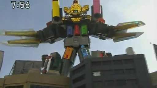 Ressha Sentai Toqger Episode 16 Mecha Battle Clip Jefusion
