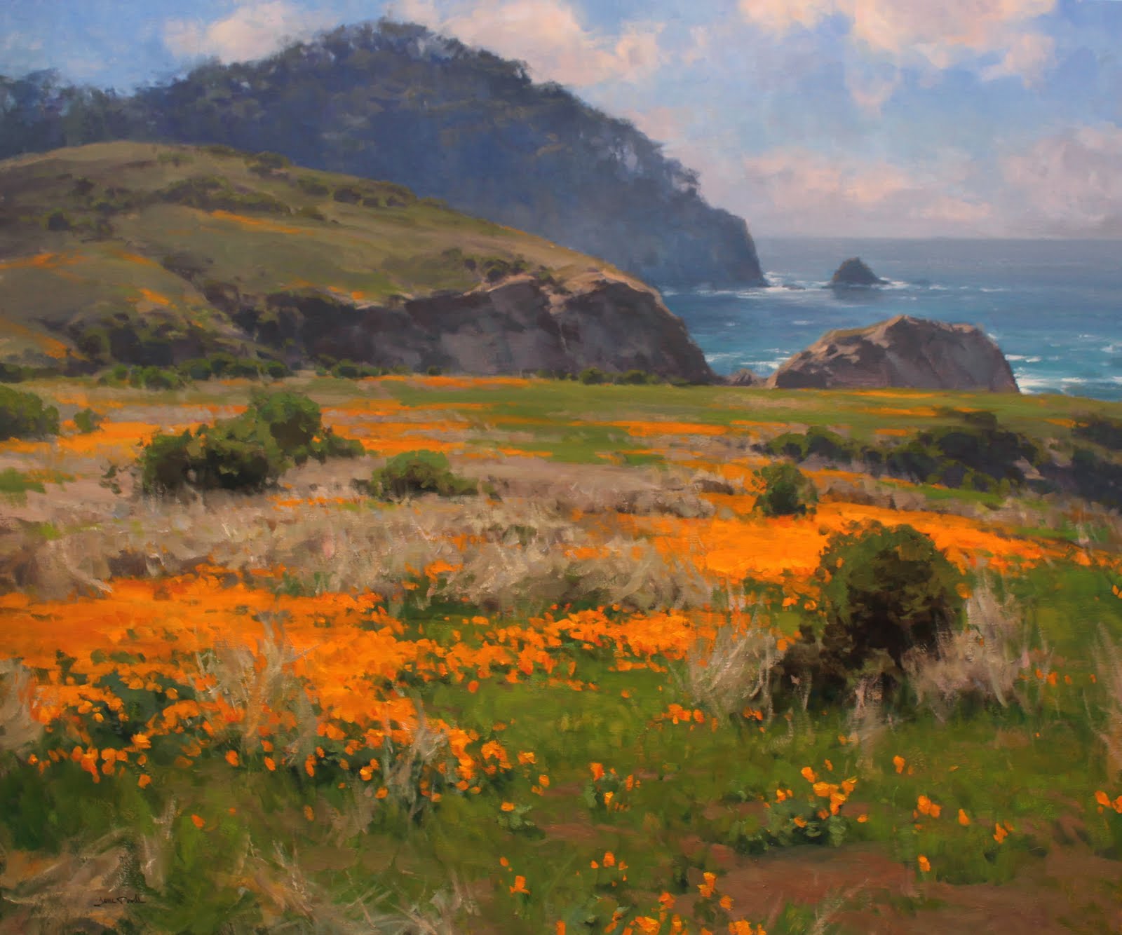 Jesse Powell Fine Art Blog: Spring Bloom Point Lobos
