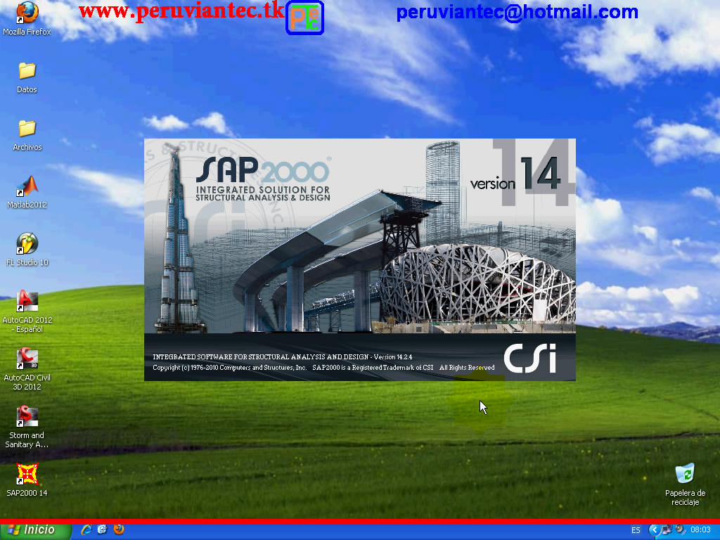 CURSO SAP2000 V14.2 EN VIDEOS , PARA APRENDER EN CASA,