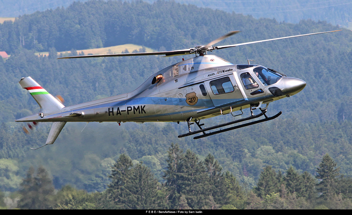 FEBE *** BernAirNews.ch ©: HA-PMK, Agusta A119 Koala, JUN12