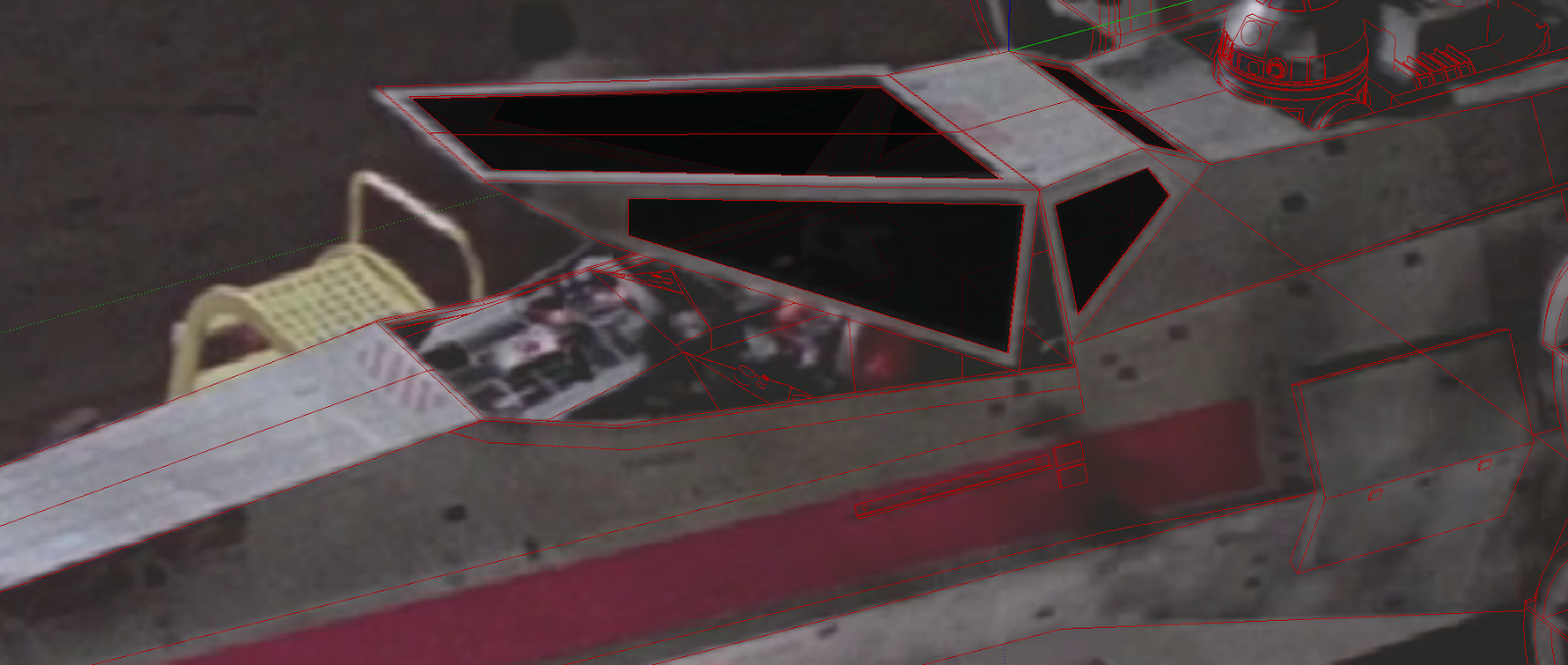 Stinson's All Things Star Wars Blog: X-Wing Cockpit Photomatch