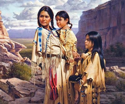 Indianie - mój sposób na życie: Indianie obrazy: indiańskie dzieci