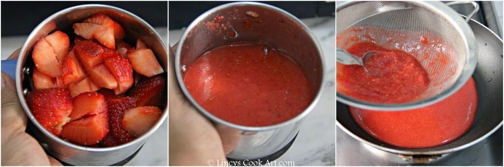 Strawberry Syrup ~ Lincy's Cook Art