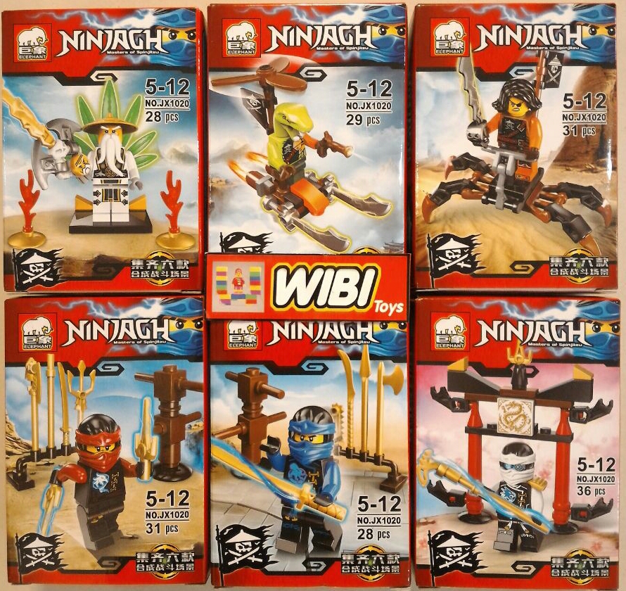 mainan lego, lego kw murah, banyak macam, jakarta : Ninjago Minifigures ...