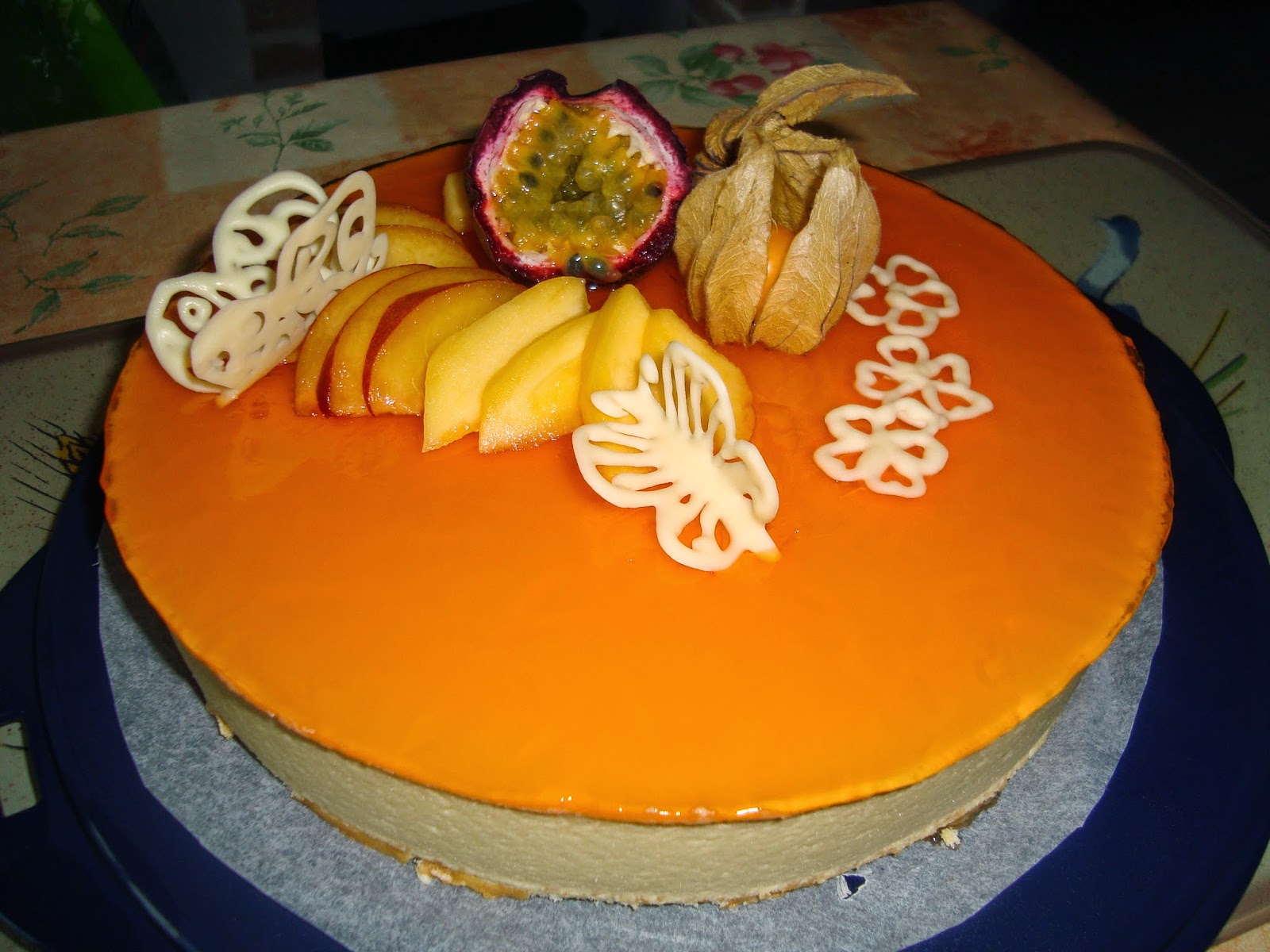 Bienvenue dans ma cuisine ...: Bavarois fruits de la passion/fruits ...