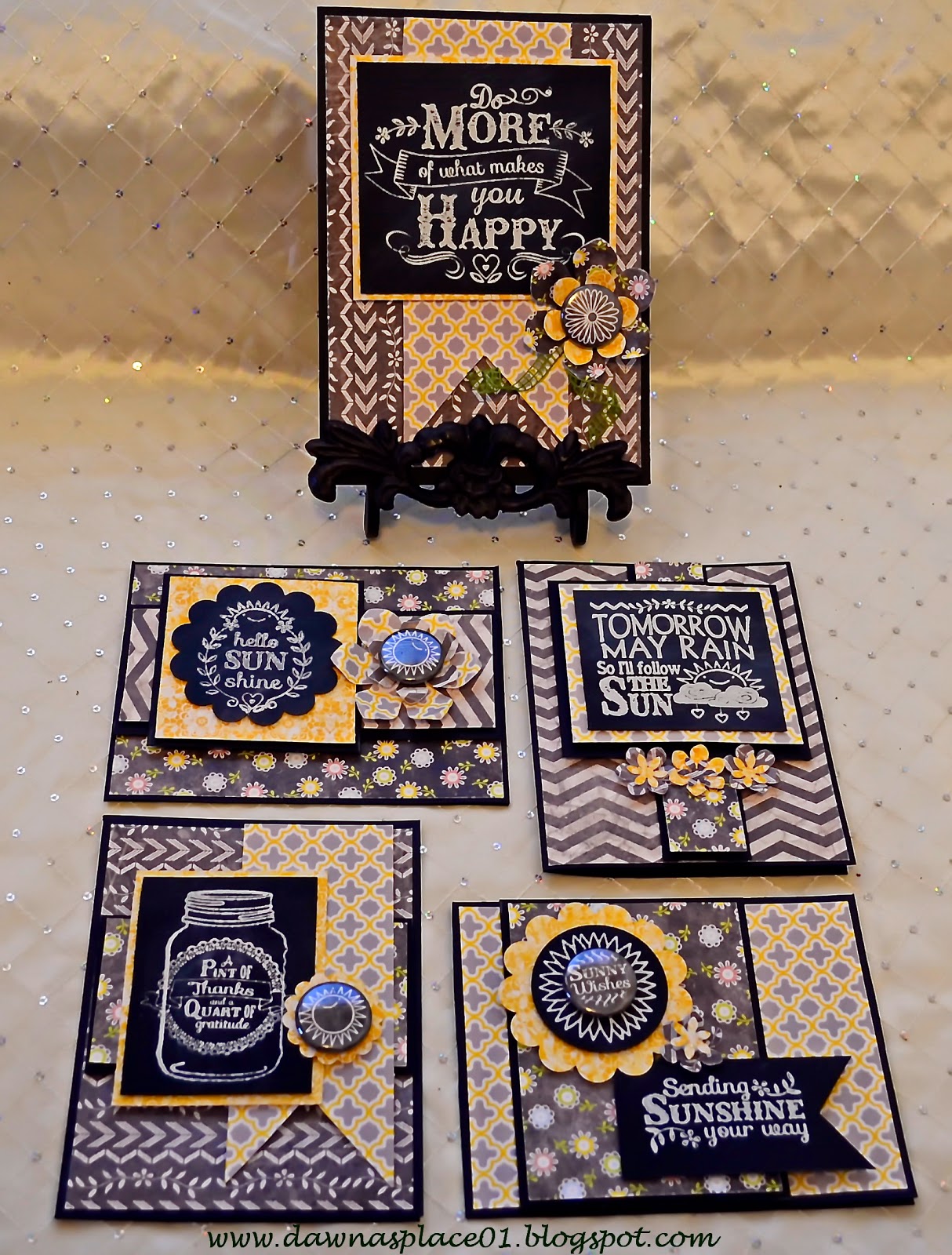 Dawna's Place: Sunshine Chalk Cards