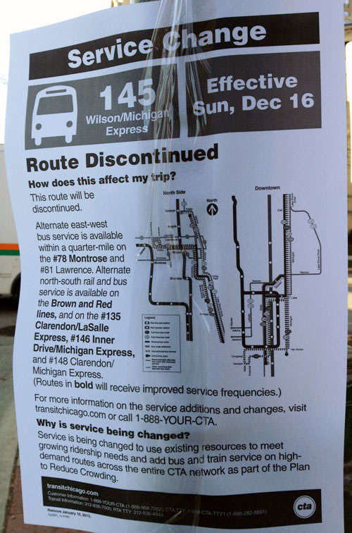 Uptown Update: CTA Tells Riders, "Tough Luck If You Ride This Route"